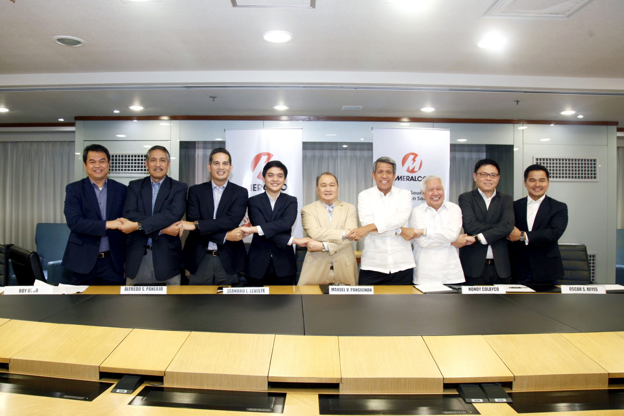 Signed the first-ever Meralco Solar Power Supply Agreements